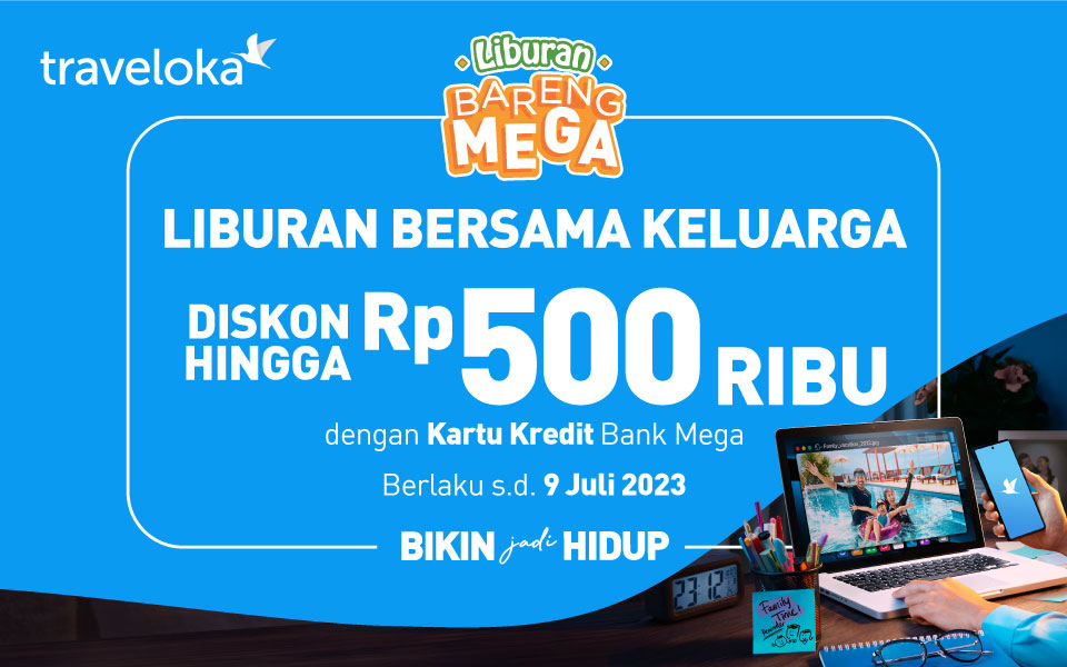 PromoTraveloka - Diskon hingga Rp500 ribu