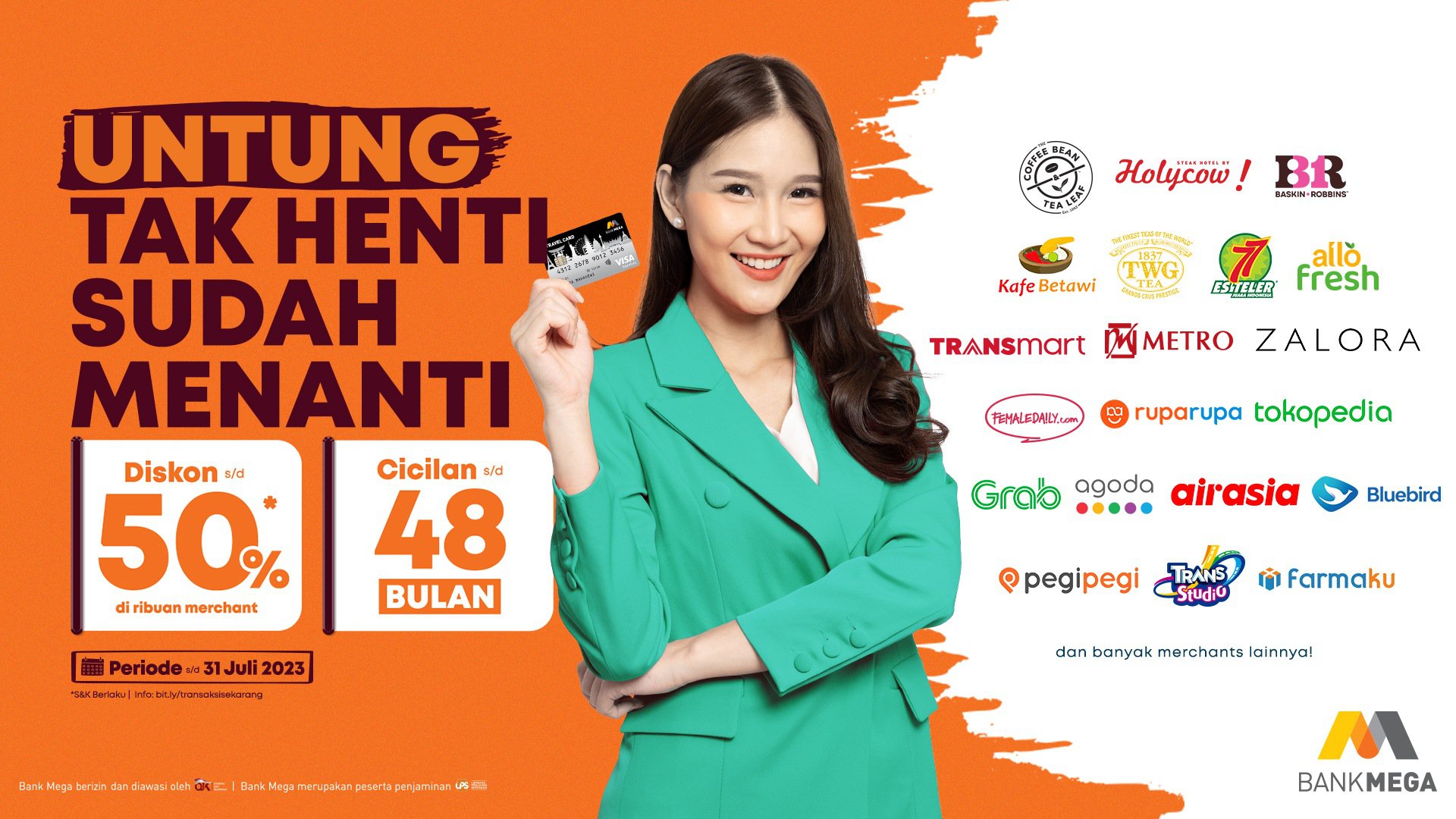 Transaksi Sekarang dan Serbu Diskon s/d 50%